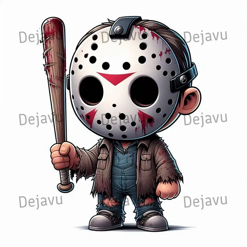 Chibi Halloween Horror Characters DALL·E Prompt | PromptBase