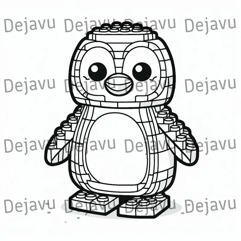 Coloring Pages Of Lego Animals DALL·E Prompt | PromptBase