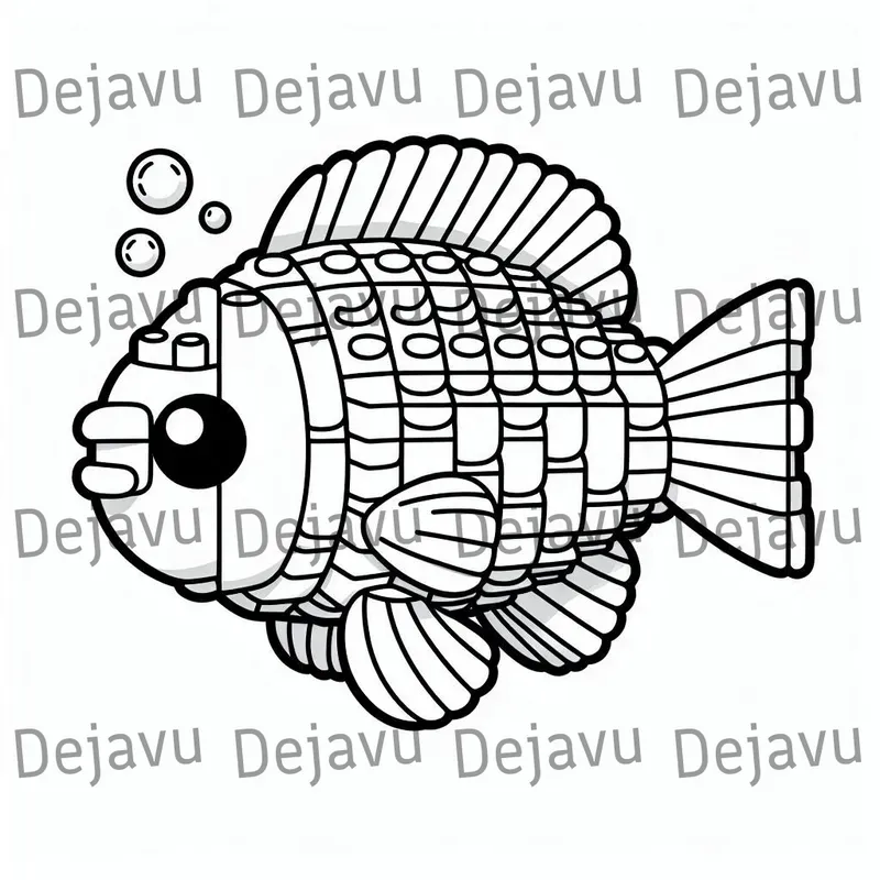 Coloring Pages Of Lego Animals DALL·E Prompt | PromptBase