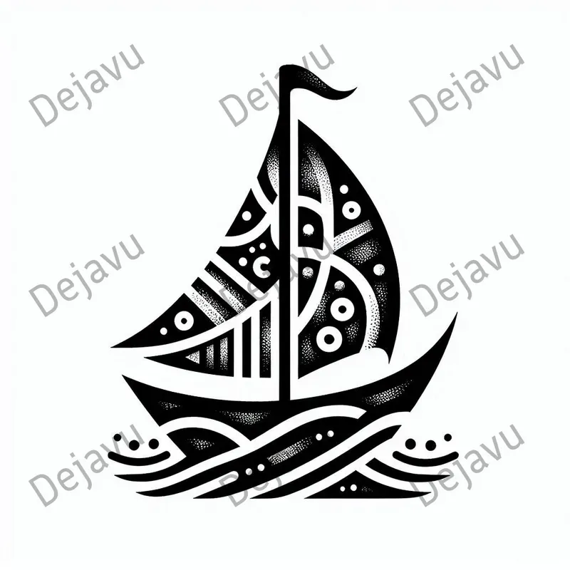 Pointillism Tribal Logos DALL·E Prompt | PromptBase