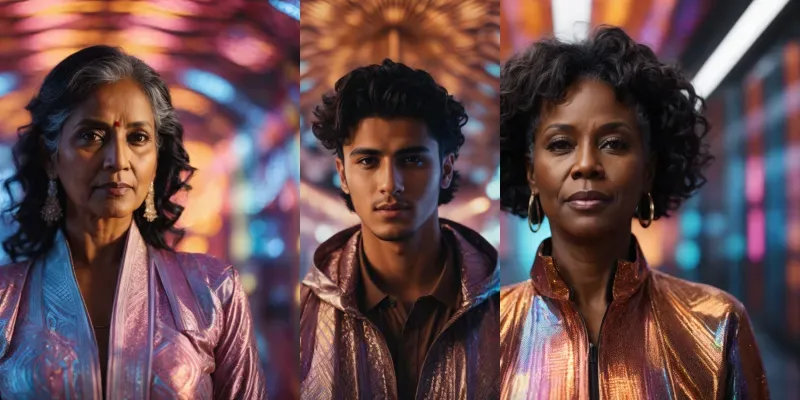 Futuristic People Photographs Leonardo Ai Prompt | PromptBase