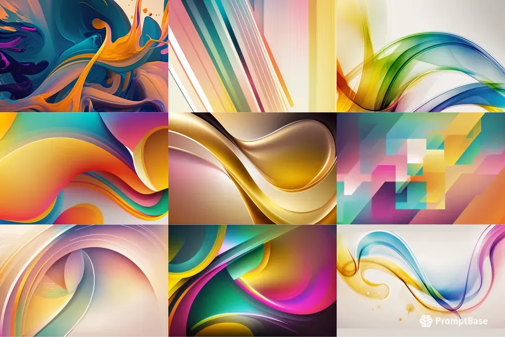 Abstract Presentation Slideshow Backgrounds Midjourney Prompt | PromptBase