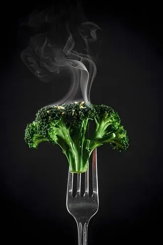 Foods On Forks Photographs App | PromptBase