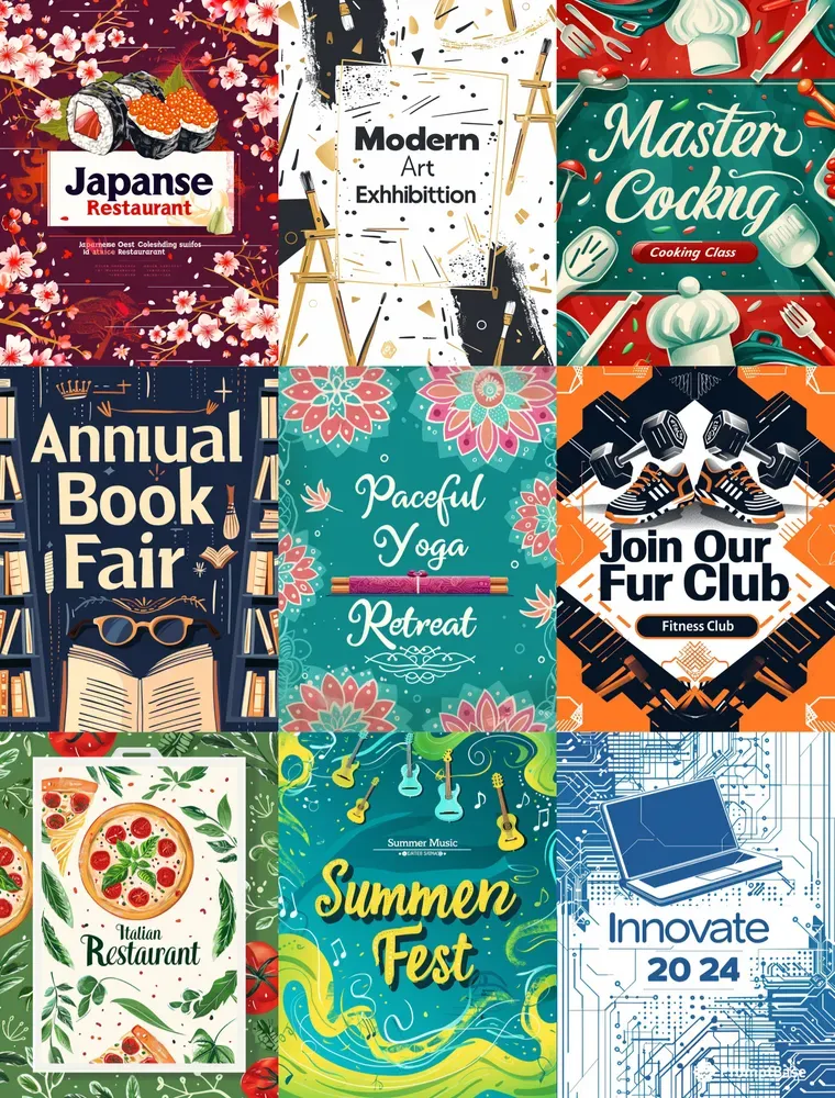 Versatile Flyer Designs For Any Events Midjourney Prompt | PromptBase