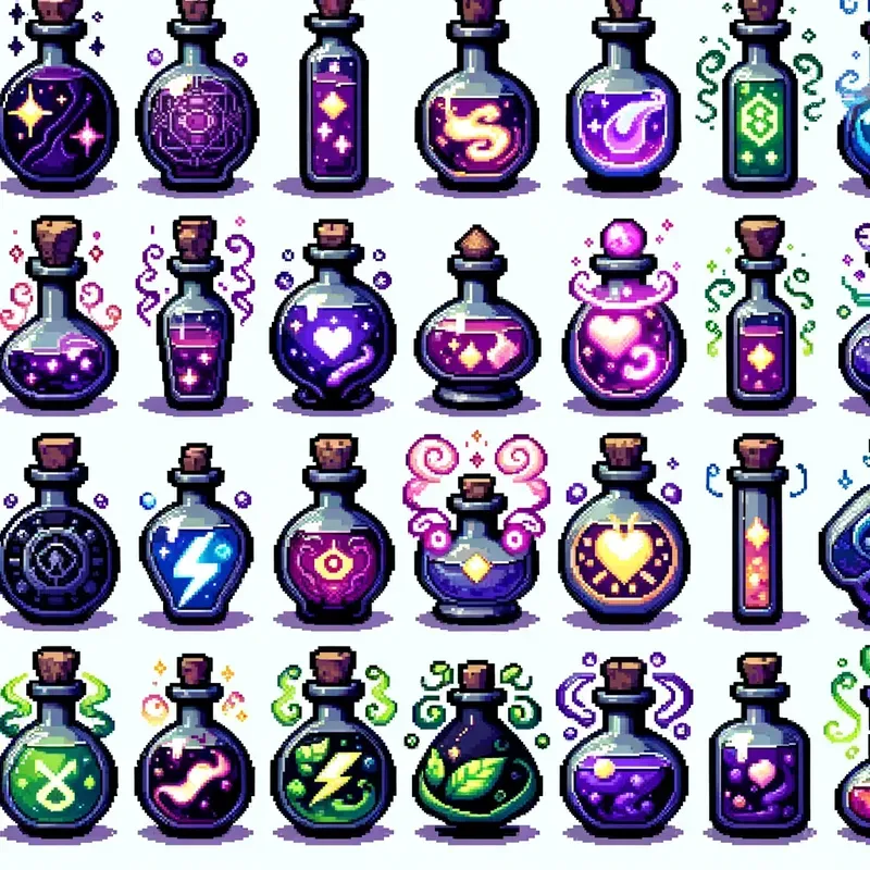 Pixel Potions - Game Assets DALL·E Prompt | PromptBase