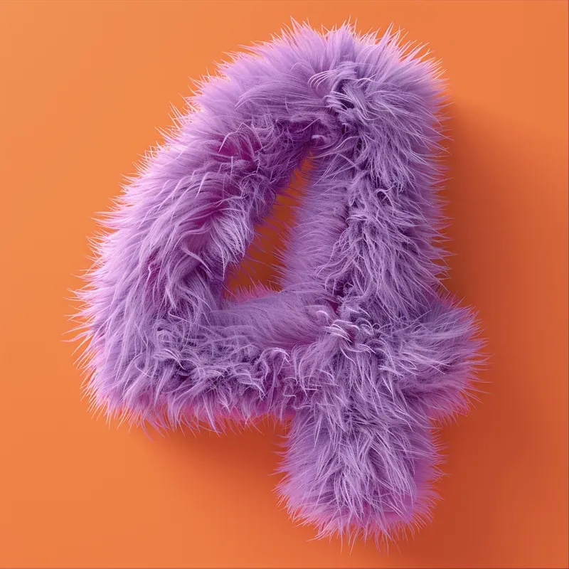 Fluffy Numbers And Letters Midjourney Prompt | PromptBase