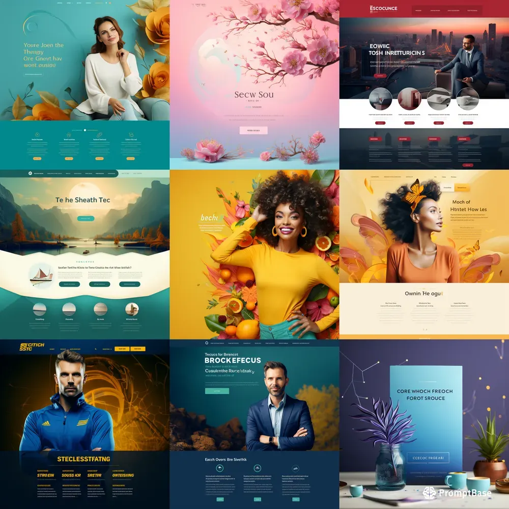 Modern Coaching Website Mockups Midjourney Prompt | PromptBase Modern Coaching Website Mockups Midjourney Prompt | PromptBase