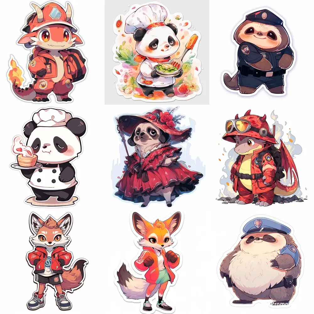 Professional Animals Stickers Midjourney Prompt | PromptBase