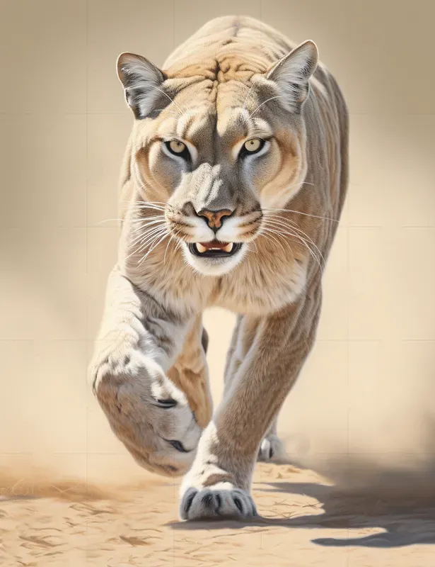 Roaring Canvas Big Cat Prints Midjourney Prompt | PromptBase