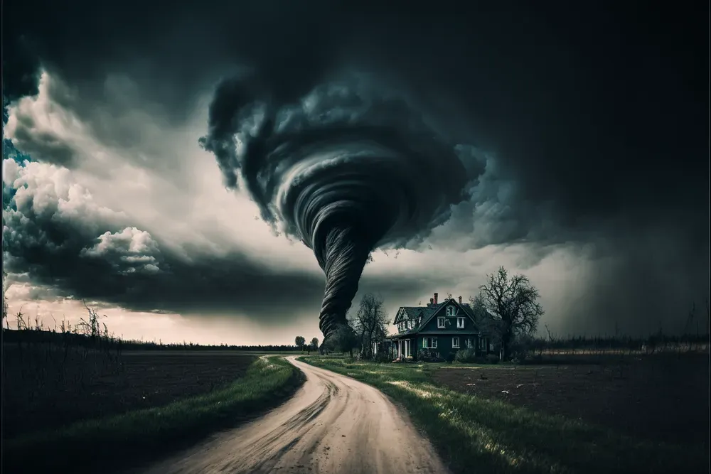 Photorealistic Natural Disaster Photography Midjourney Prompt | PromptBase