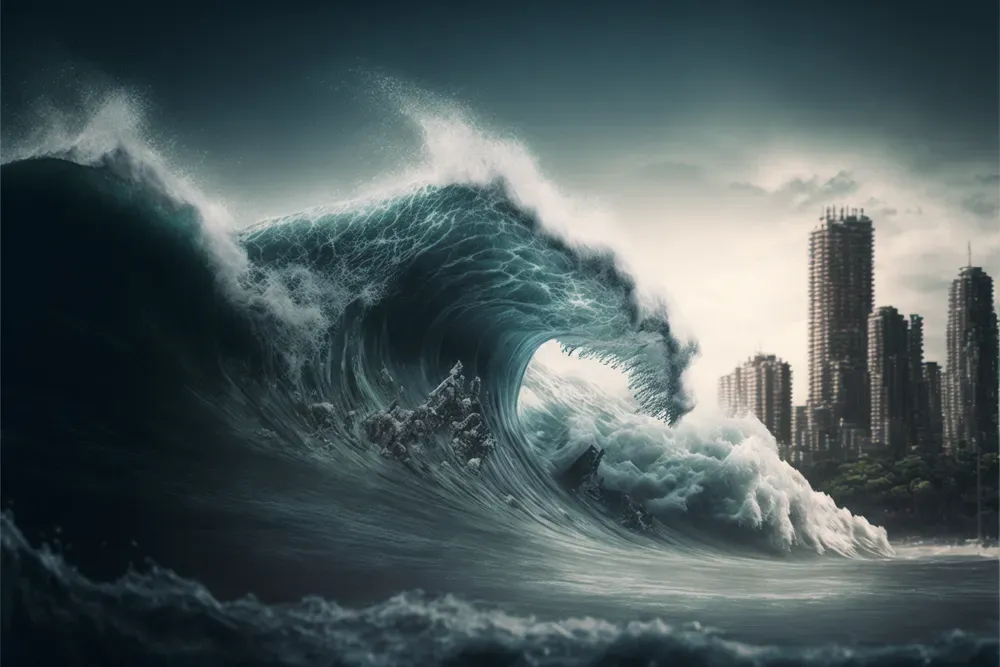 Photorealistic Natural Disaster Photography Midjourney Prompt | PromptBase