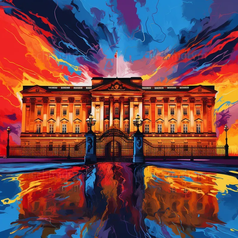 Famous Buildings Pop Art Midjourney Prompt | PromptBase