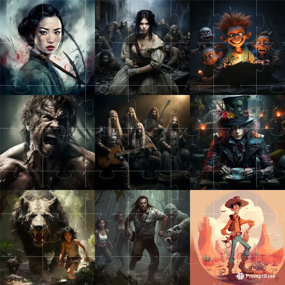 Disney Stylized Art Midjourney Prompt | PromptBase