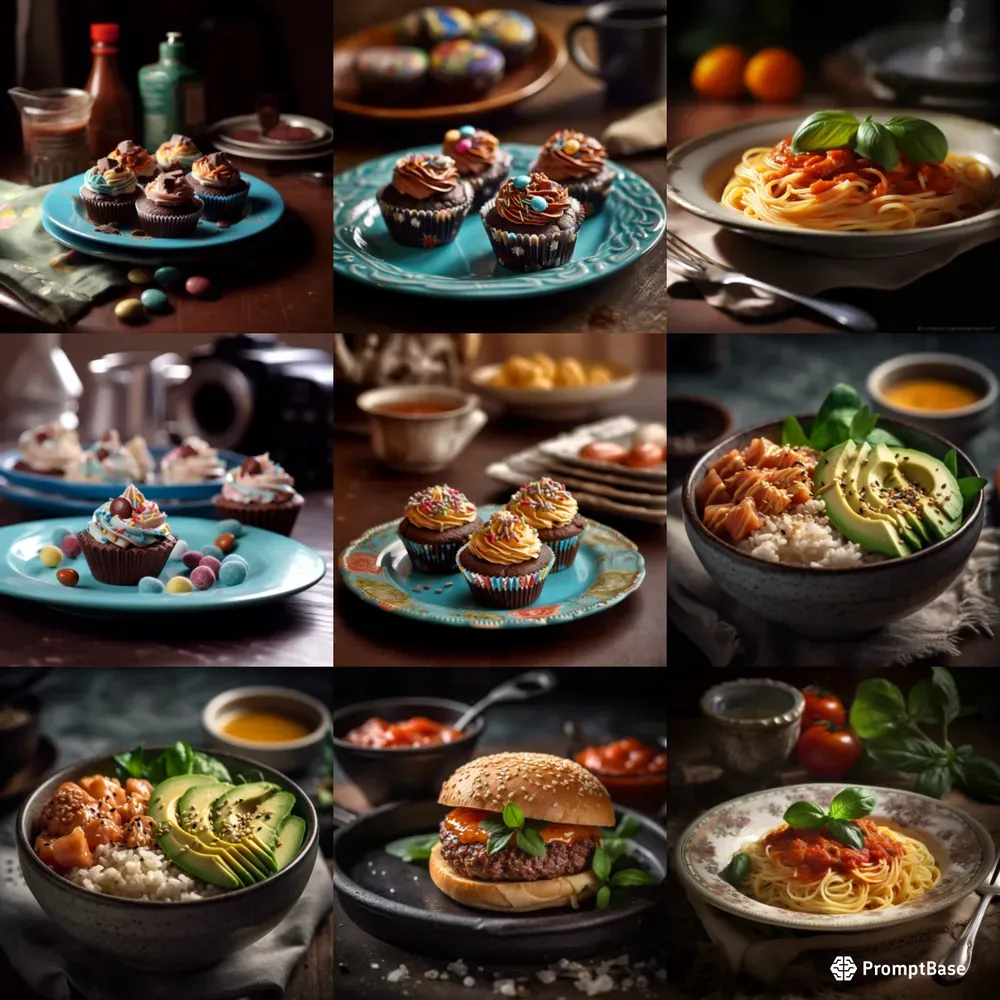 Realistic Photo Foods Midjourney Prompt | PromptBase