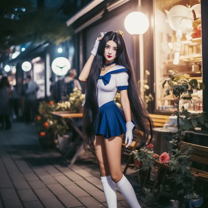 Anime Figures Cosplay Girls Toys Midjourney Prompt | PromptBase