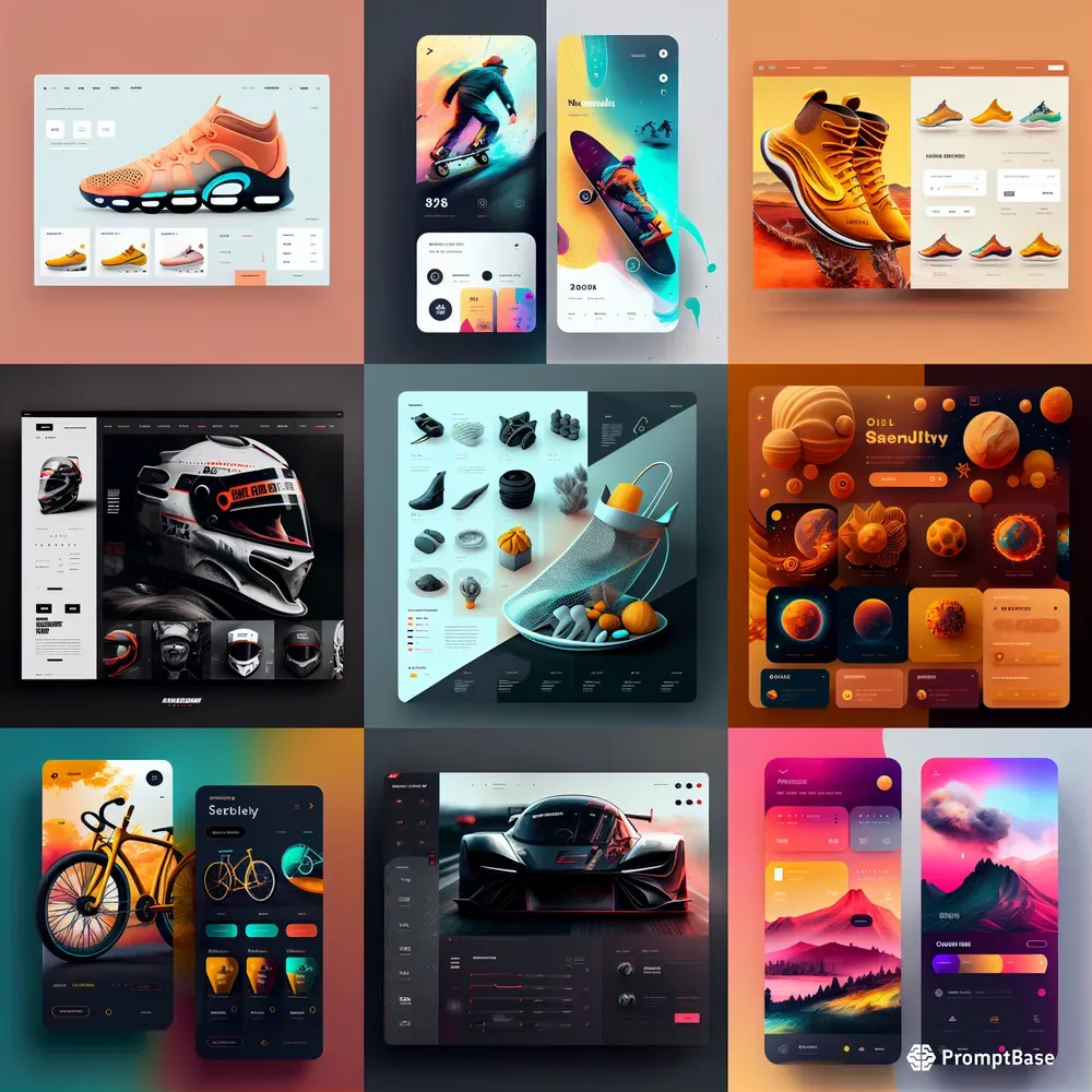 Ux Ui Web And App Interfaces Midjourney Prompt | PromptBase