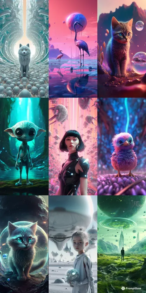 Trips To Alien Planets Midjourney Prompt | PromptBase