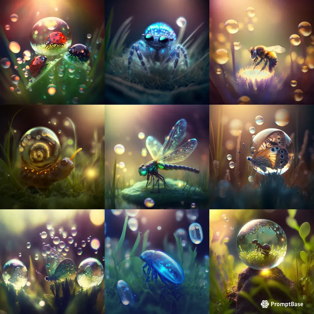 Stunning Realistic Insects Photographs Midjourney Prompt | PromptBase