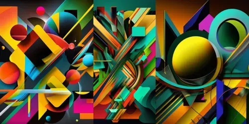 Abstract Shape Art Midjourney Prompt | PromptBase