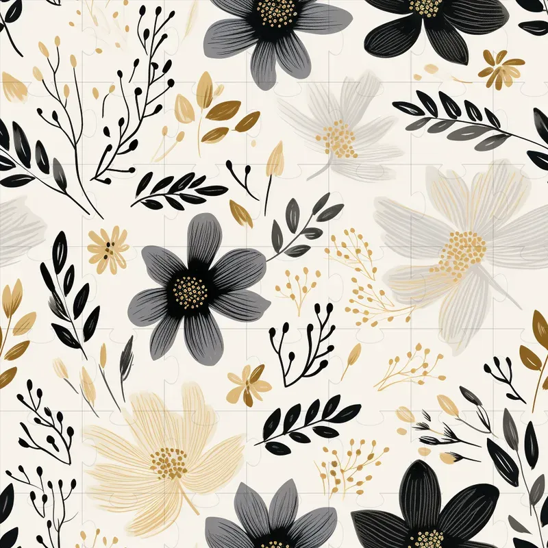 Flower Essence Patterns Midjourney Prompt | PromptBase