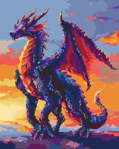 Mythical Creatures Pixel Art App | PromptBase