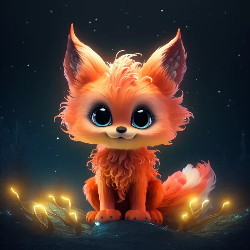 Cute Nocturnal Animals Midjourney Prompt | PromptBase