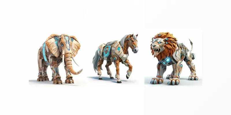 Sci-fi Armored Animals Midjourney Prompt | PromptBase