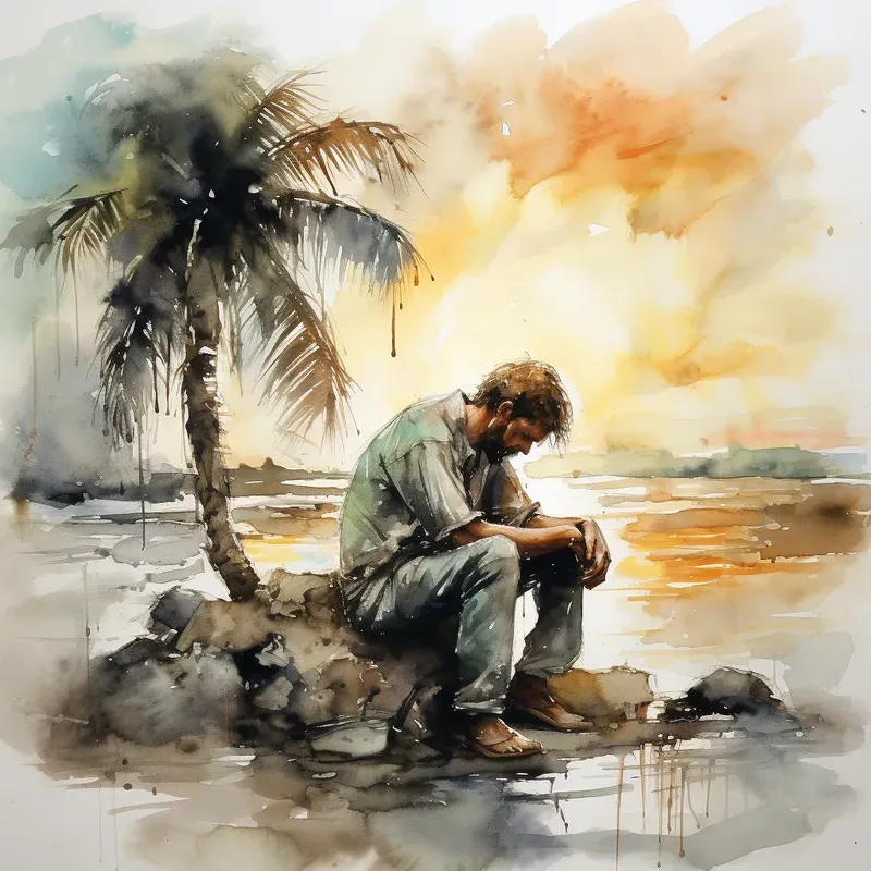 Emotional Watercolor Paintings Midjourney Prompt | PromptBase