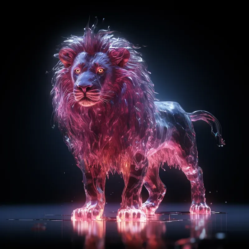 Phosphorescent Animal Sculptures Midjourney Prompt | PromptBase