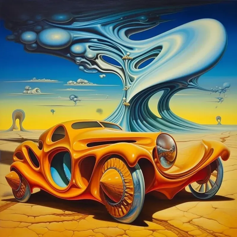 Salvador Dali Style Drawings Midjourney Prompt | PromptBase