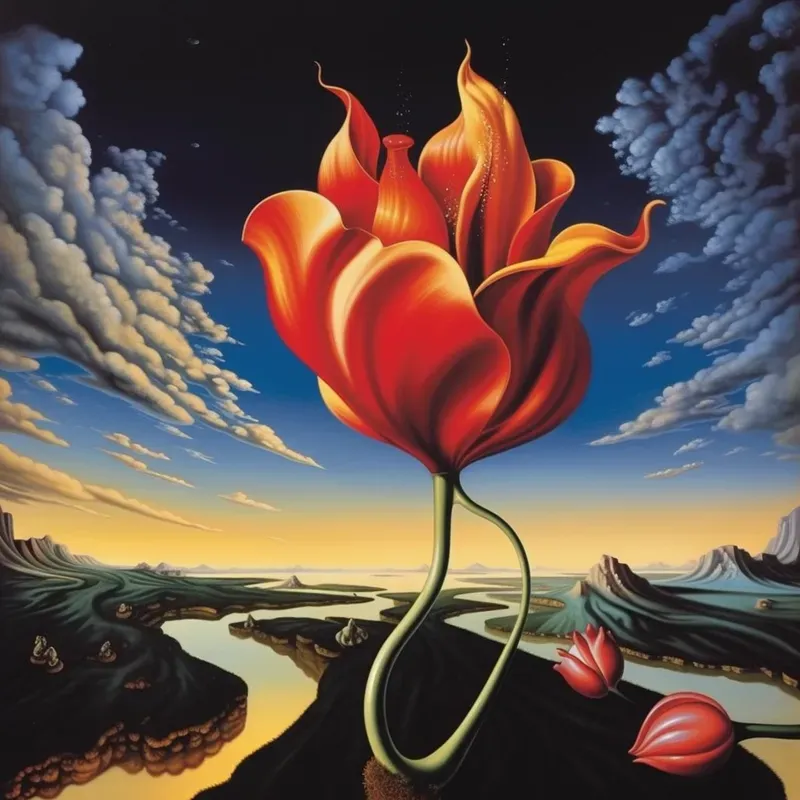 Salvador Dali Style Drawings Midjourney Prompt | PromptBase