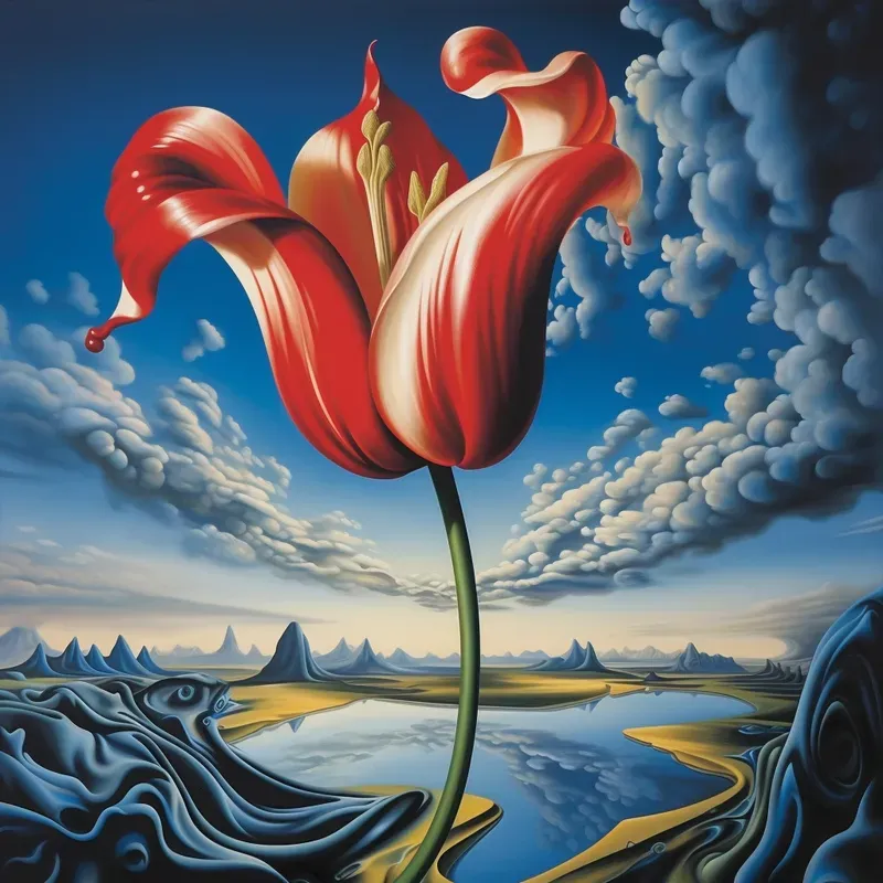 Salvador Dali Style Drawings Midjourney Prompt | PromptBase