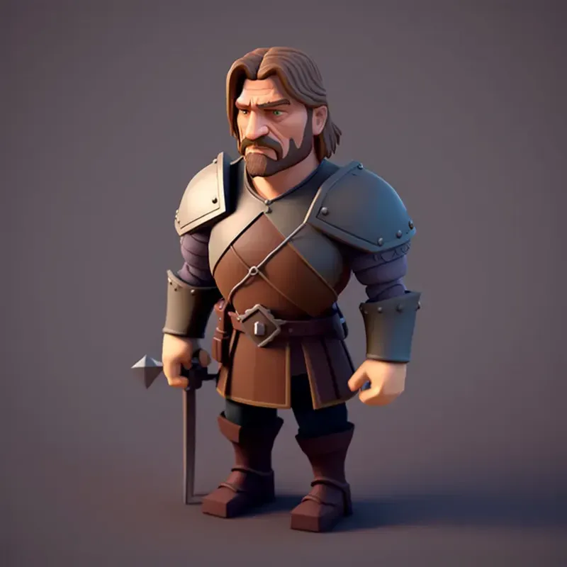 Clash Of Clans Style 3D Characters Midjourney Prompt | PromptBase