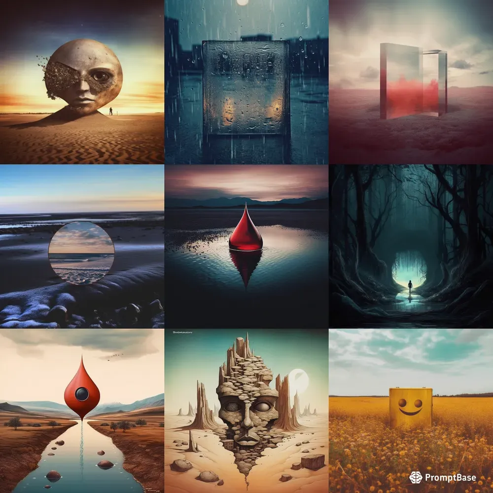 Single Object Emotion Album Covers Midjourney Prompt | PromptBase