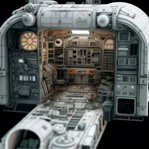 Spaceship Interiors Midjourney Prompt | PromptBase