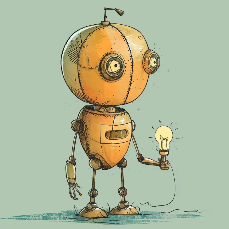 Cute Whimsical Robots Midjourney Prompt | PromptBase