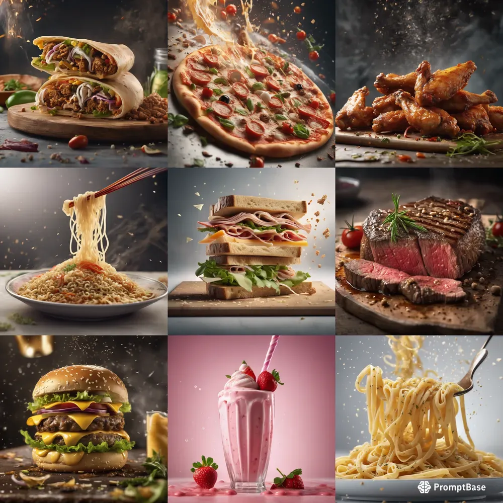 Food Photographs Stable Diffusion Prompt | PromptBase