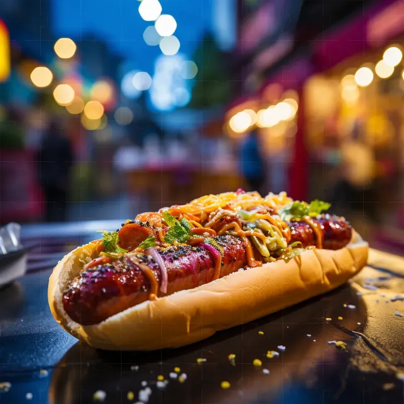 Professional Street Food Photography Midjourney Prompt | PromptBase