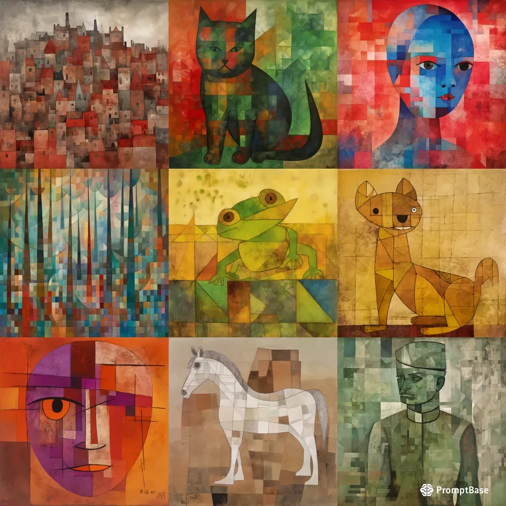 Paul Klee Expressionisms Midjourney Prompt | PromptBase