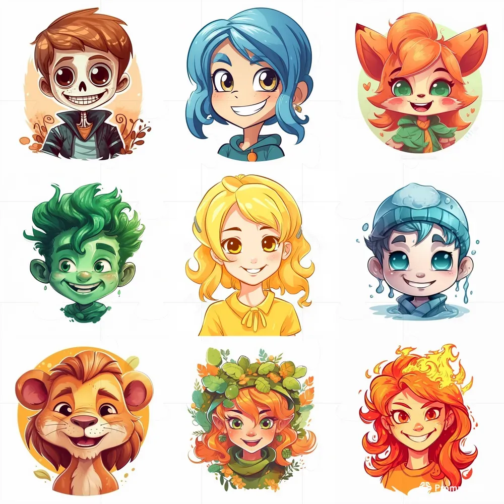 Cute Avatars Midjourney Prompt | PromptBase