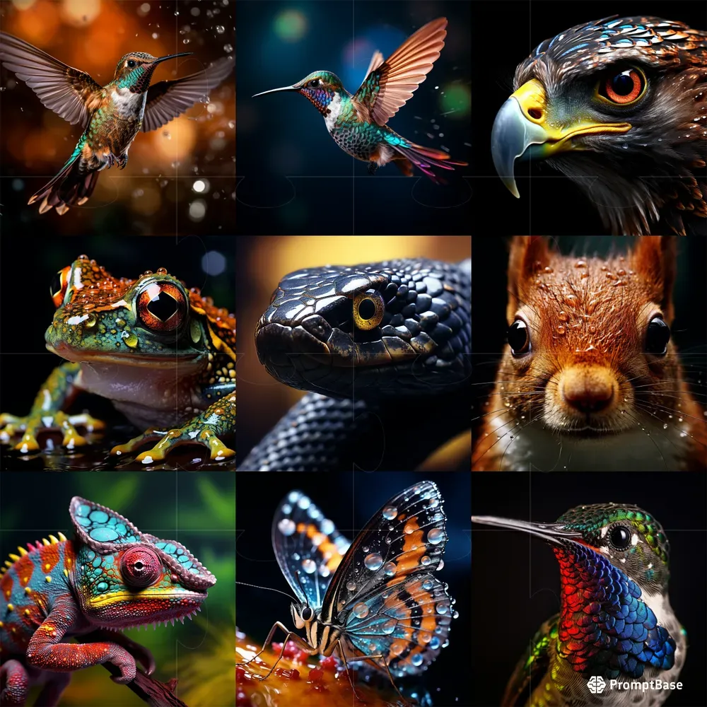 Microscopic Animal Shots Midjourney Prompt | PromptBase