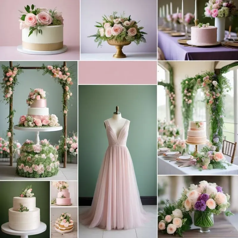 Wedding Mood Boards Stable Diffusion Prompt | PromptBase