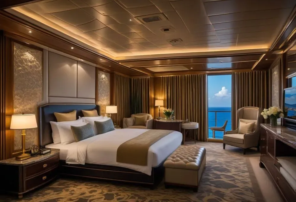 Luxurious Bedroom Scenes Stable Diffusion Prompt | PromptBase