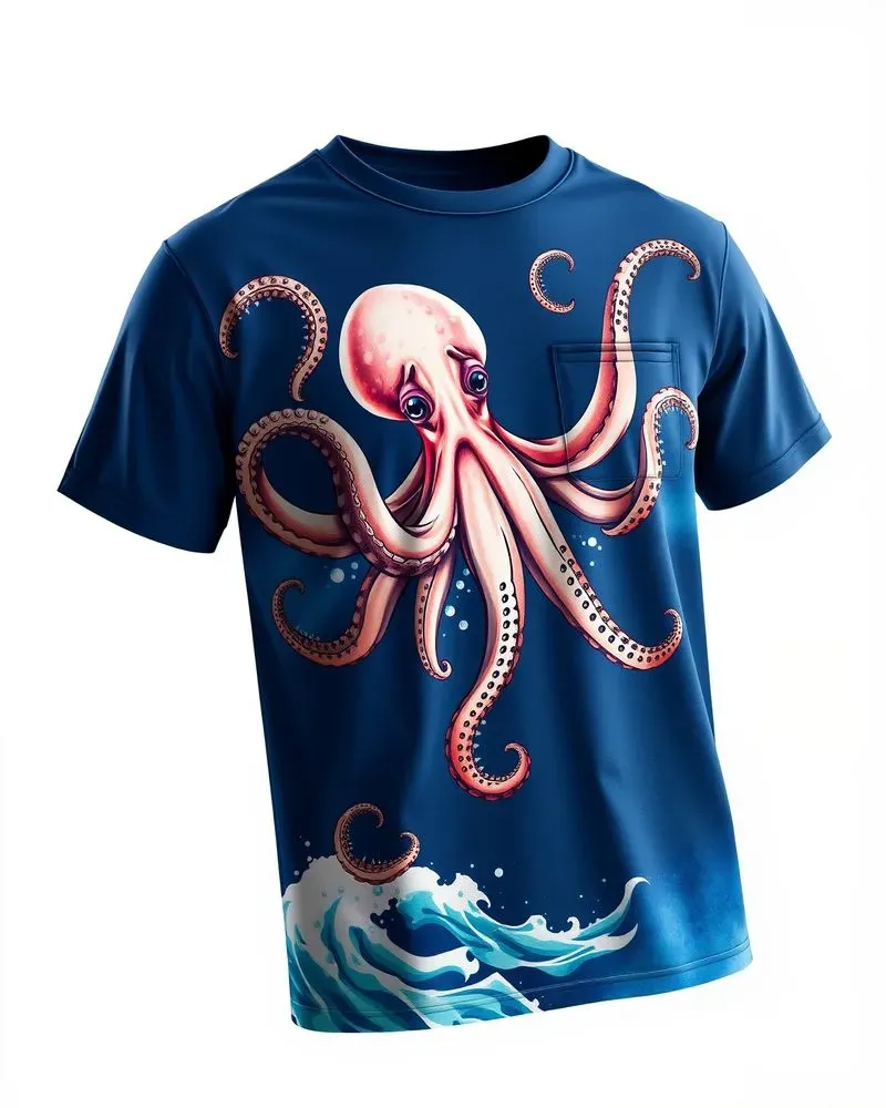 Illustrated Tshirt Design Mockups FLUX Prompt | PromptBase