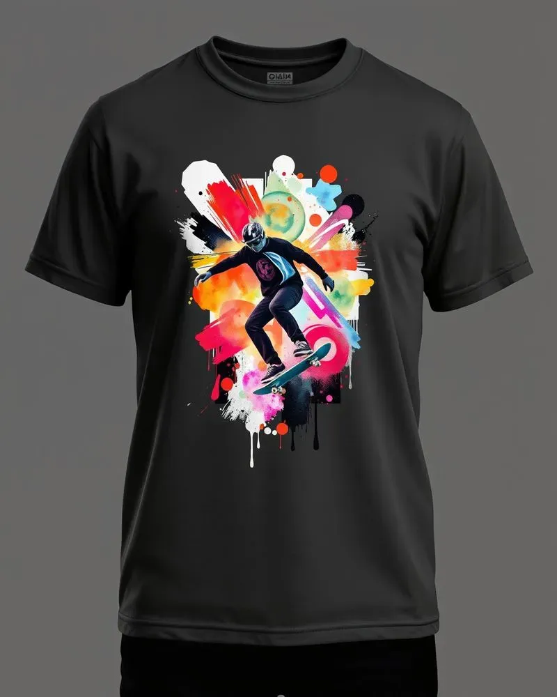 Illustrated Tshirt Design Mockups FLUX Prompt | PromptBase