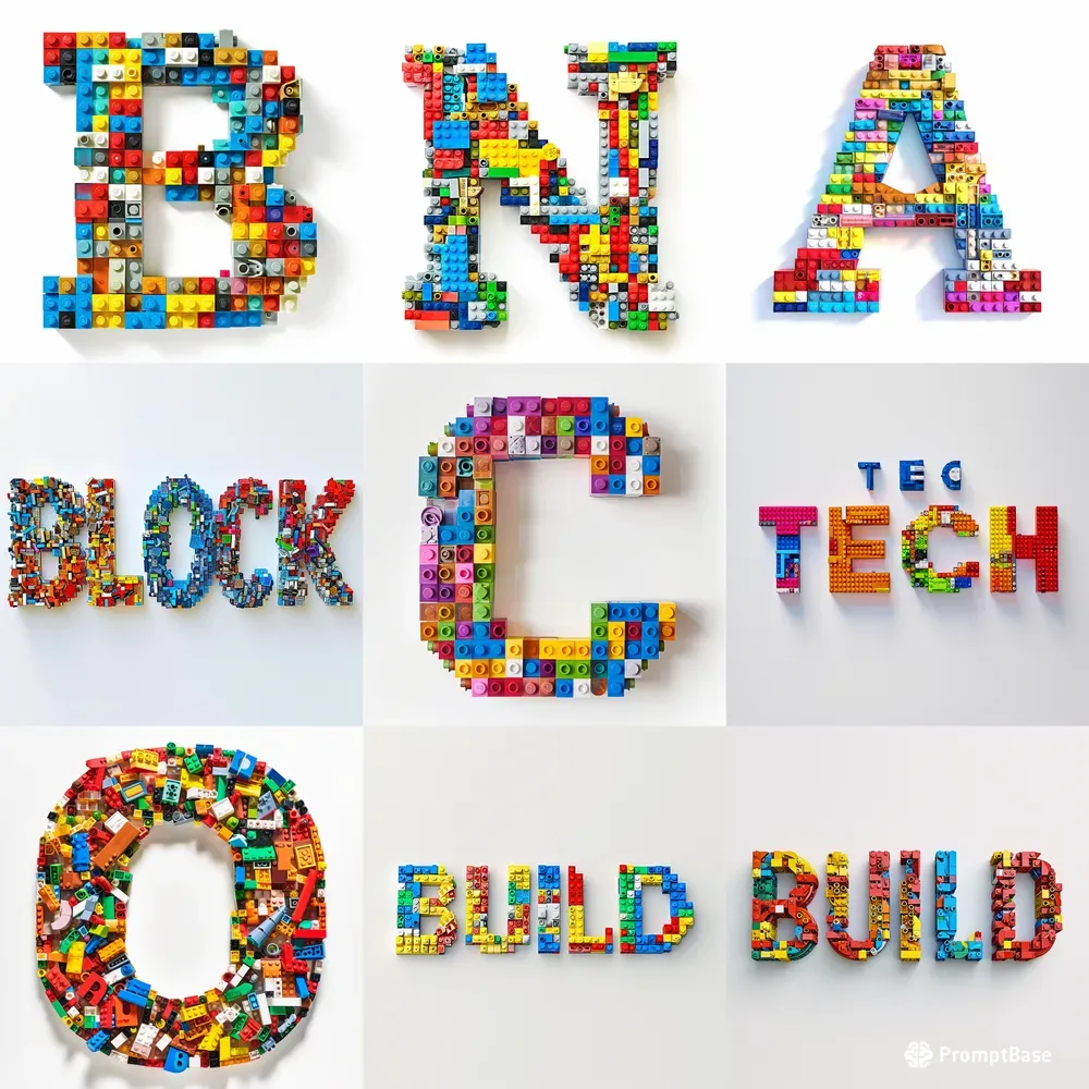 Lego Blocks Made Custom Fonts Midjourney Prompt | PromptBase