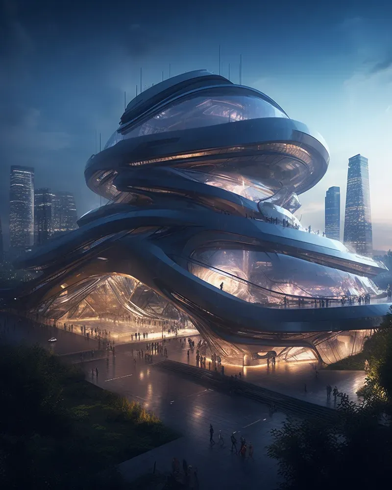 Insane Architecture Ultrarealistic Photo Midjourney Prompt | PromptBase