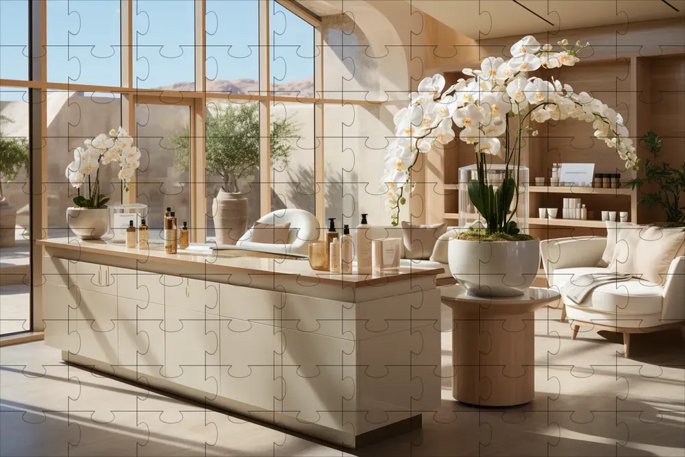 Reception Areas Of Aesthetic Clinics Midjourney Prompt | PromptBase