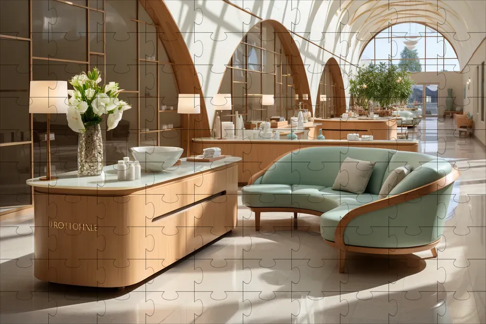 Reception Areas Of Aesthetic Clinics Midjourney Prompt | PromptBase