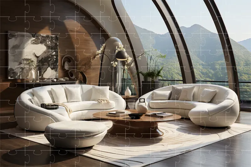 Comfort And Elegance In Living Rooms Midjourney Prompt | PromptBase